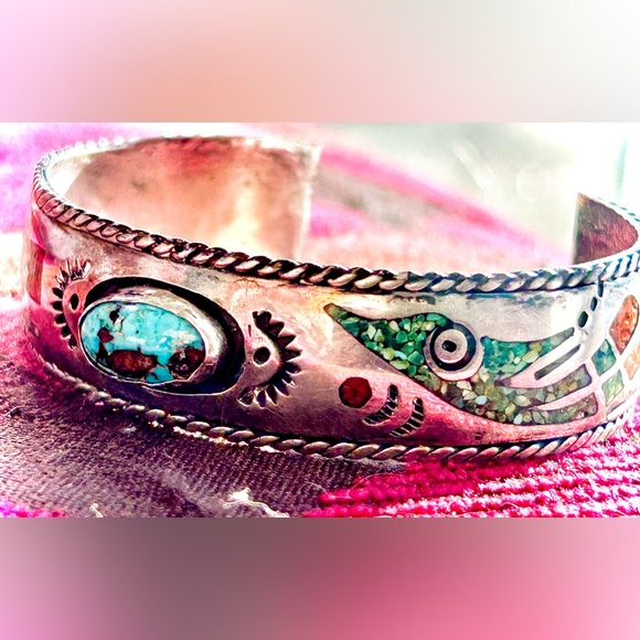 Old Pawn Native | Jewelry | Soldbaca Vintage Native Navajo Turquoise ...